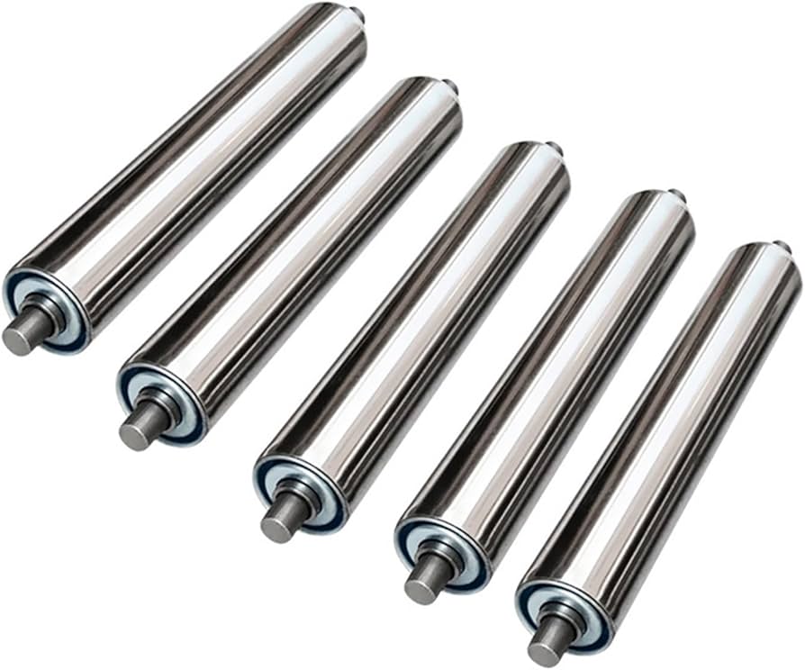 Heavy Duty Steel Rollers 5 Pcs Heavy Duty Material Handling Rollers,