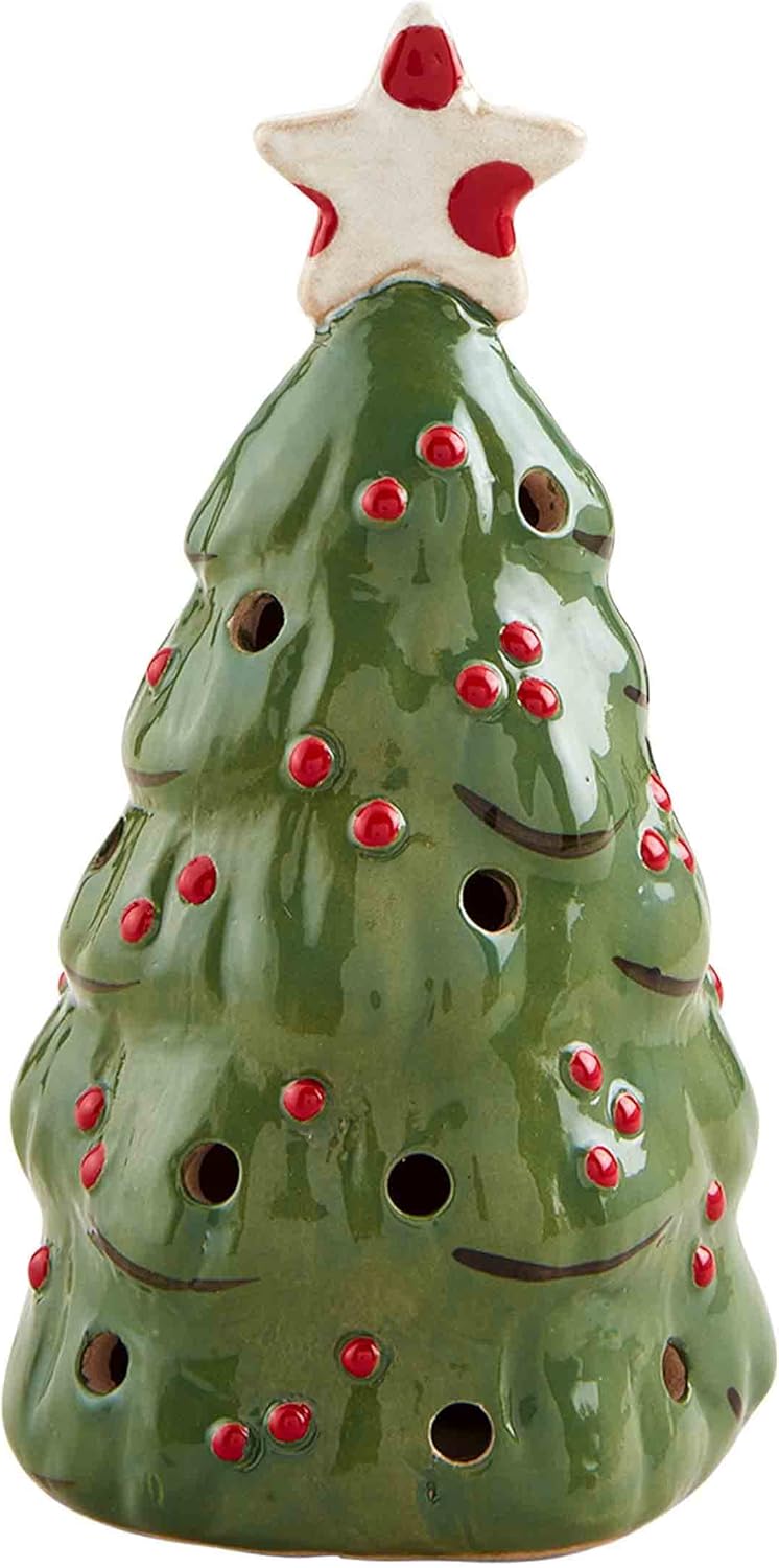 Amazon.com: Mud Pie Farm Christmas Tree Sitter, 6" x 3" Dia, Small ...
