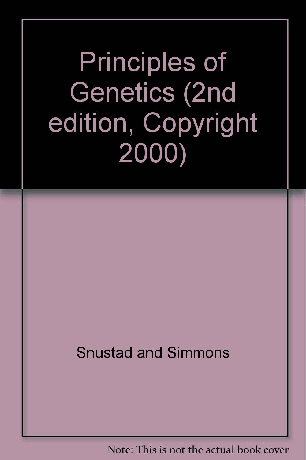 Principles of Genetics: Snustad and Simmons: Amazon.com: Books