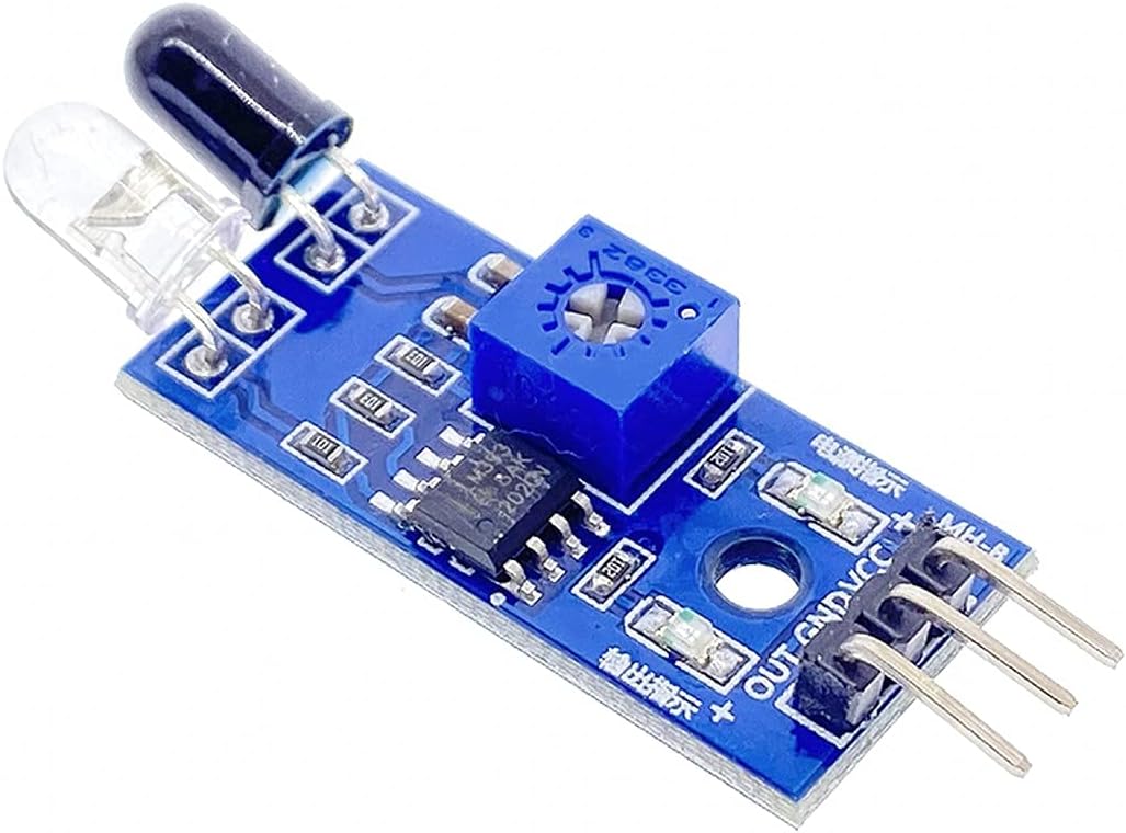 JZK 6 PCS IR Infrared Obstacle Avoidance Sensor Module for Smart car ...