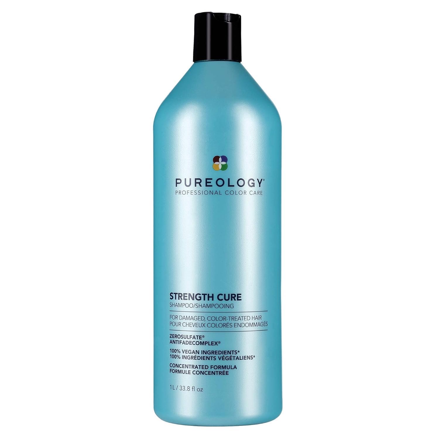Pureology Strength Cure Shampoo, Strengthening Shampoo, Helps Repair ...