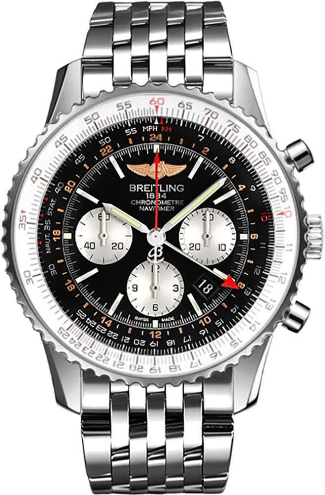 Amazon.com: Breitling Navitimer GMT Men's Watch AB044121/BD24-453A ...