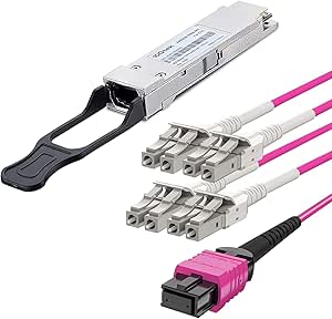 Amazon.com: 10Gtek 1 Pack of 40 Gigabit QSFP+ MPO Multi Mode ...