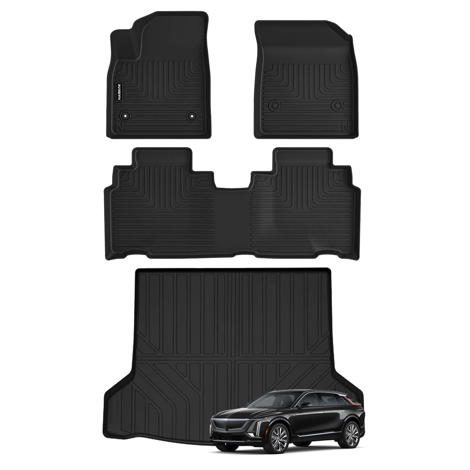 Amazon.com: Naibeve Floor Mats for 2023 2024 2025 Cadillac Lyriq - All ...