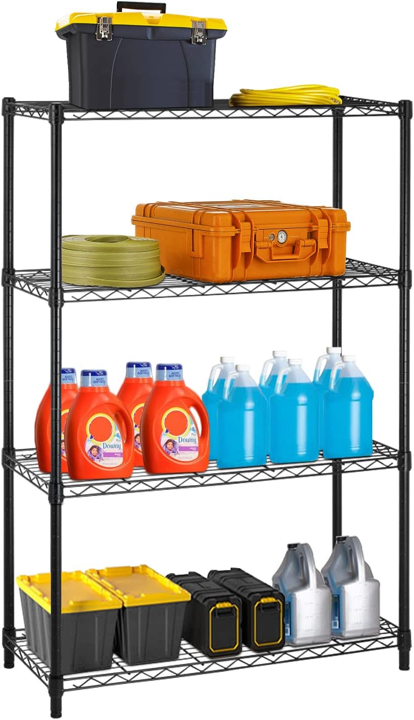 Amazon.com: Pinikuyiro 5-Tier Utility Shelves, Metal Storage Shelves ...