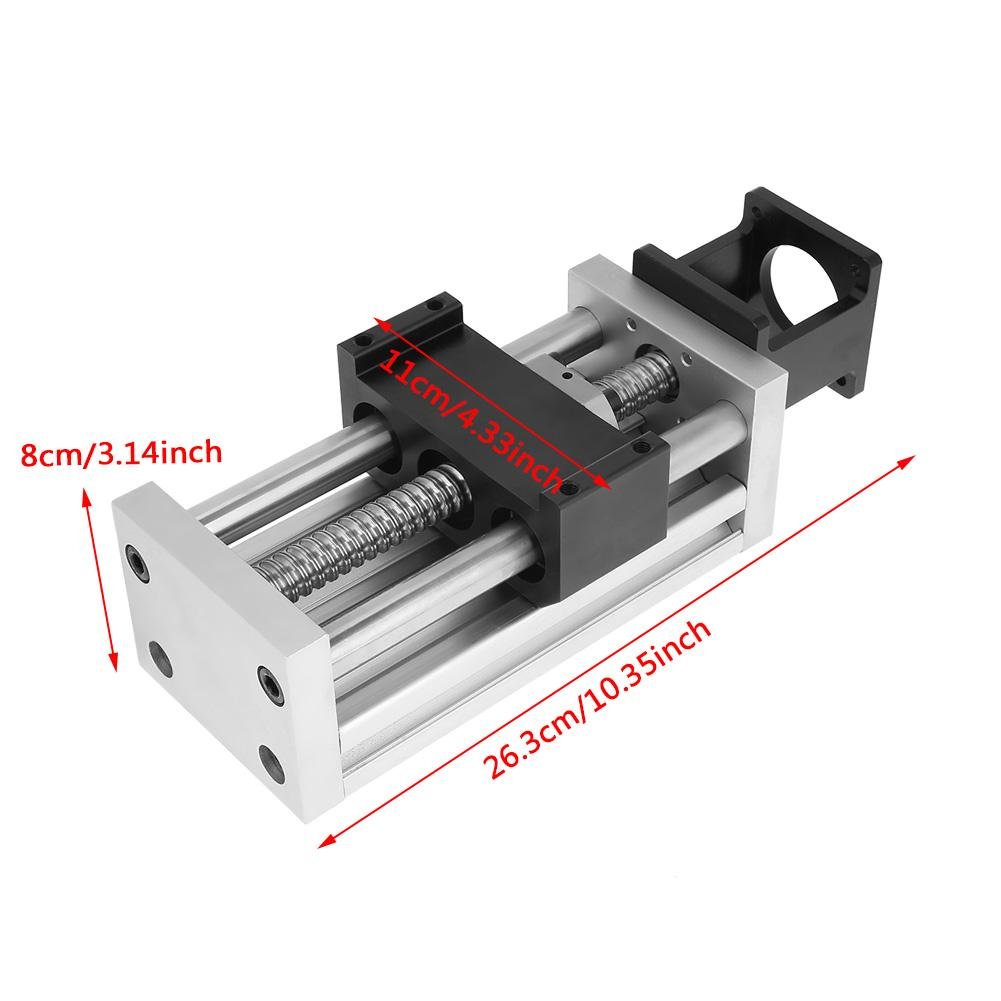 1pc Manual Sliding Table Ball Screw Linear Stage Slide Stroke