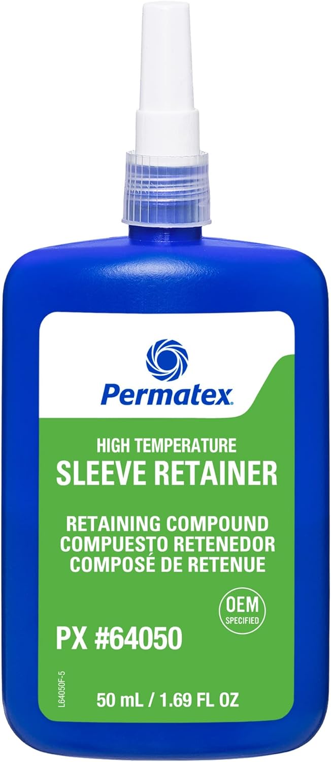Permatex High Temperature 640 Sleeve Retainer 50ml, 64050, Spring ...