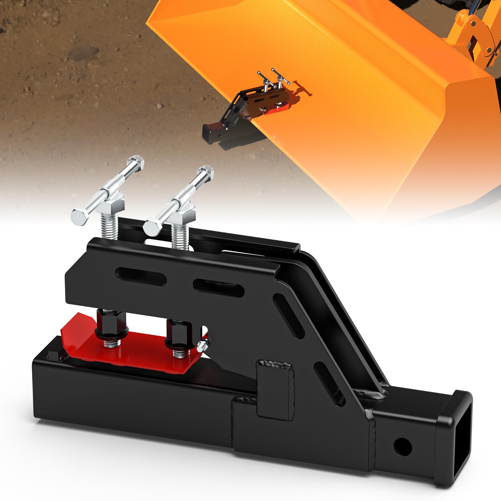 Snapklik.com : New Upgraded Clamp On Trailer Hitch, Matte Black Clamp ...