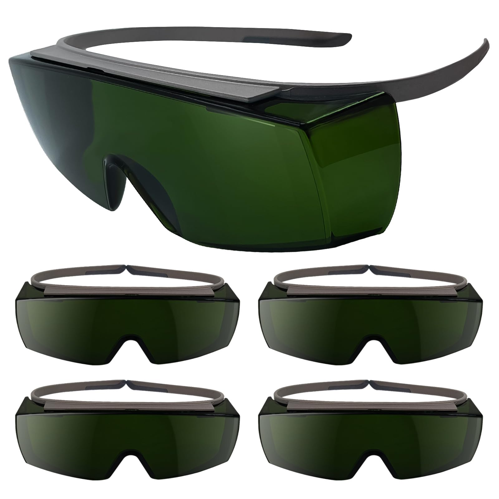 Amazon.com: UpaClaire Welding Safety Glasses New in 2024 Wraparound ...