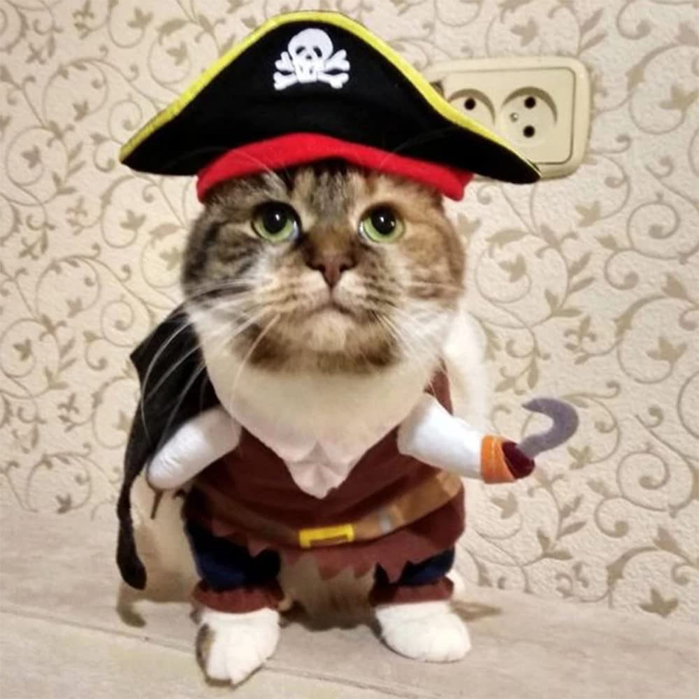 Snapklik.com : Meihejia Cat Pirate Costumes - Super Cute Pet Pirate ...