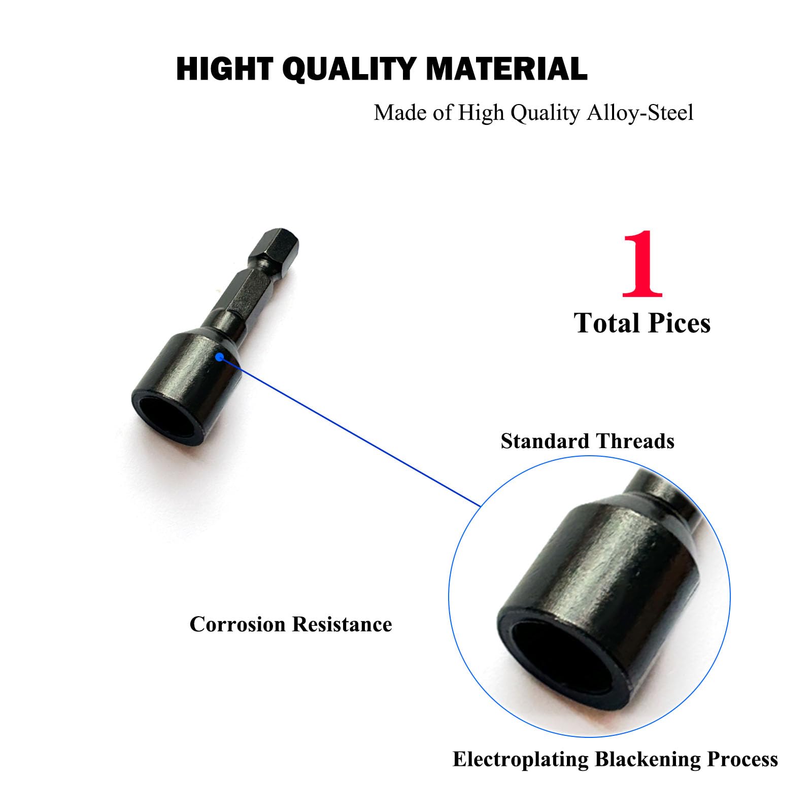 Snapklik.com : 3/8"-16 Hanger Bolt Driver Double Headed Wood Screws ...