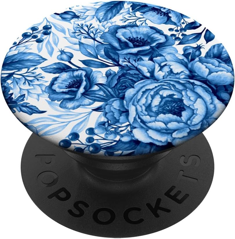 Amazon.com: Cute Blue And White French Country Floral Pattern So Pretty ...