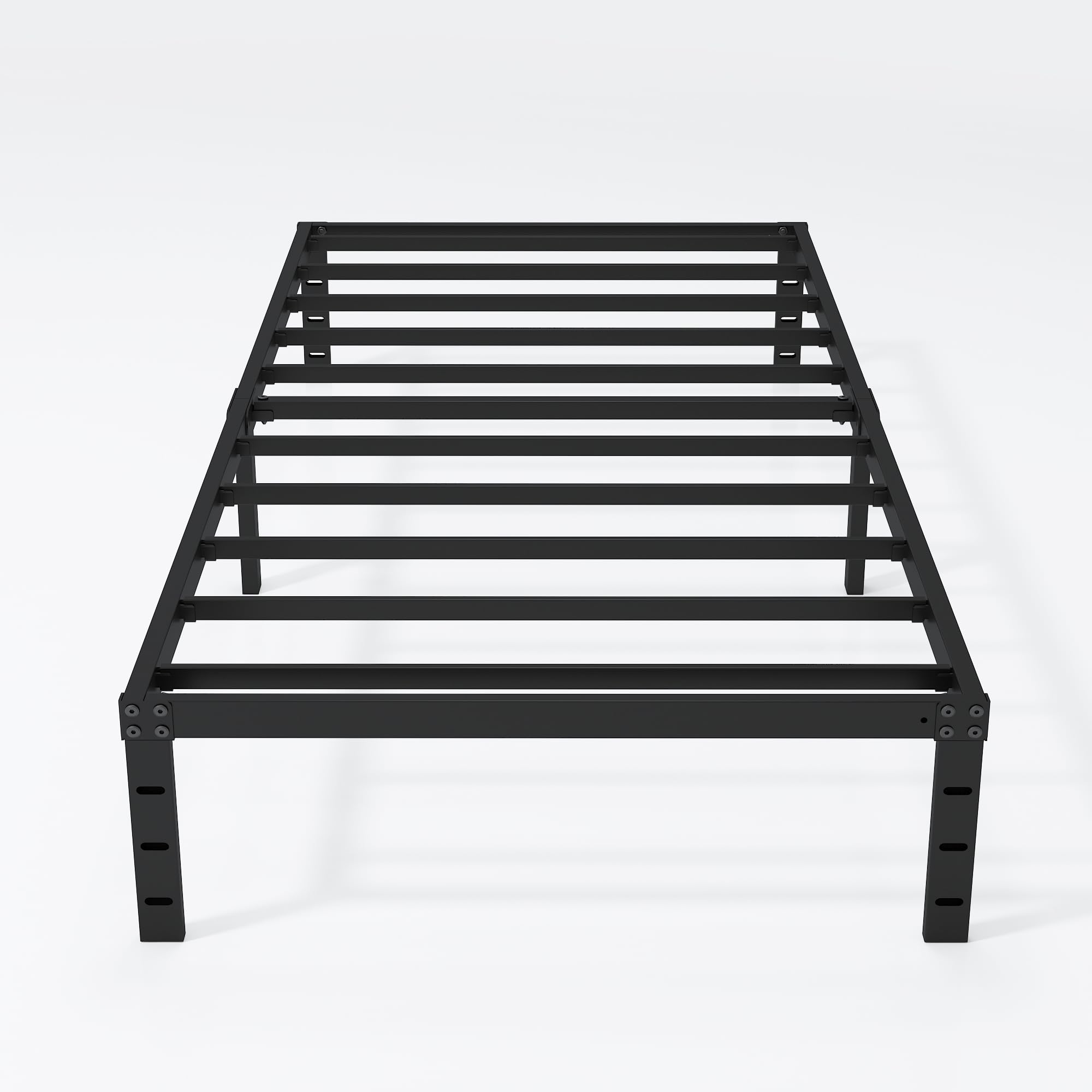 Snapklik.com : HOBINCHE 12 Inch Twin Size Bed Frame - No Box Spring ...