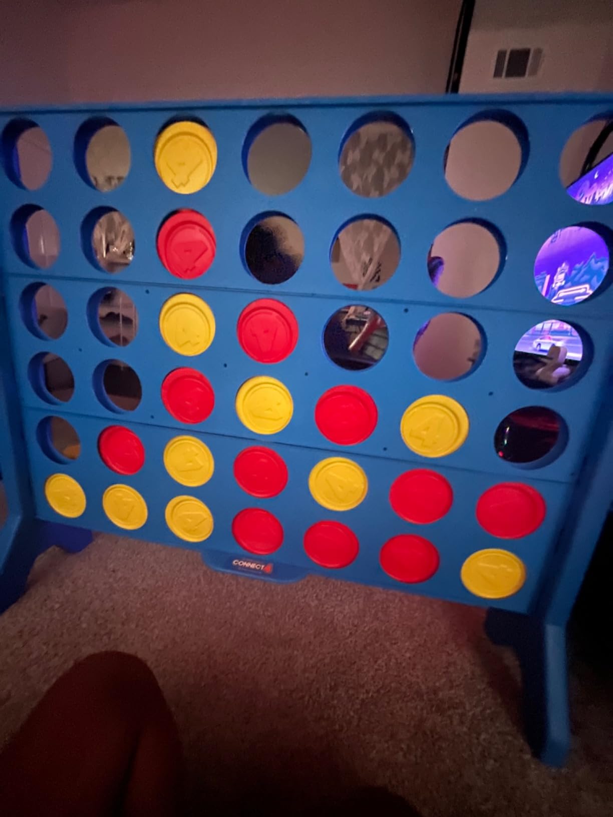 Amazon.com: Giant Connect 4: Hasbro's Original Connect4 Game Super ...
