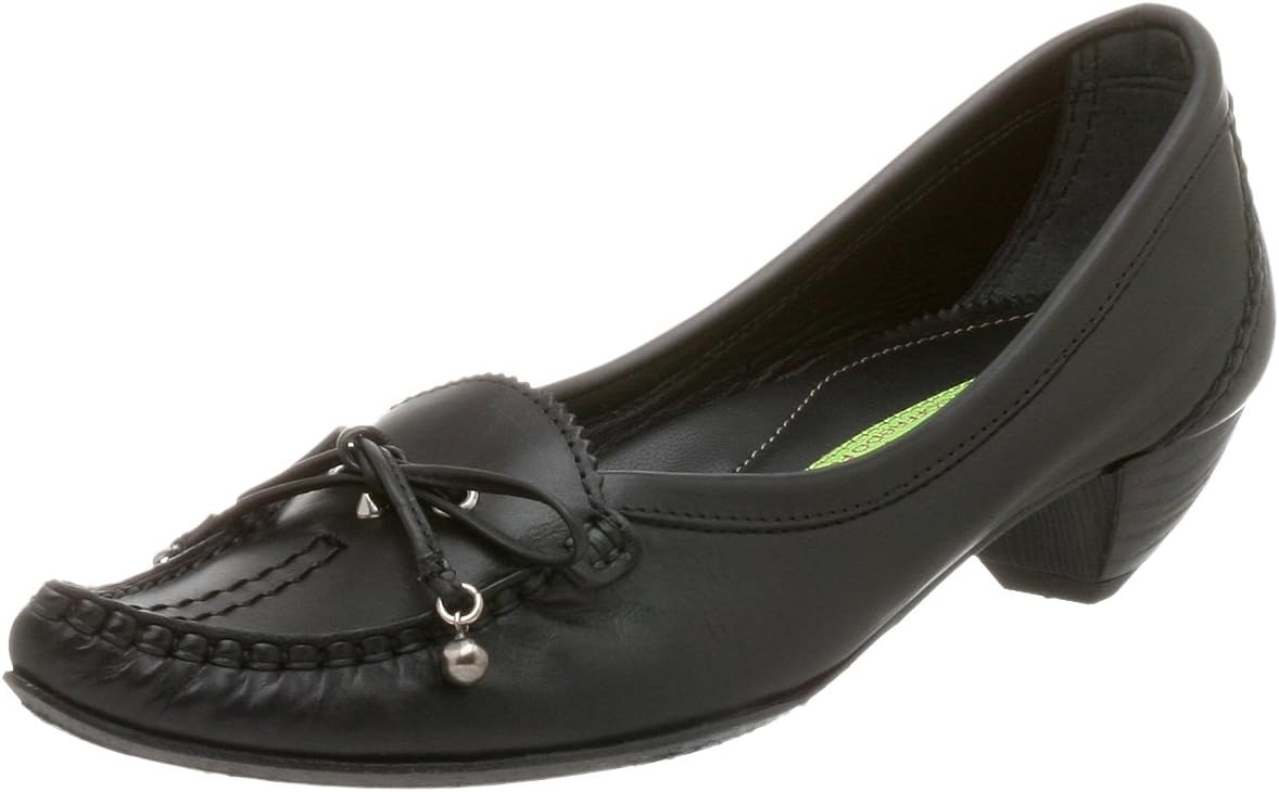 Amazon.com | Materia Prima Women's 1M 4707 Moccasin Pump,Black,35.5 EU ...