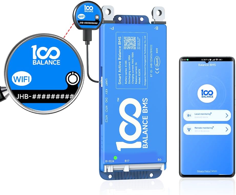 Amazon.com: 100BALANCE 100A 8-17S Standard Function Smart Active ...