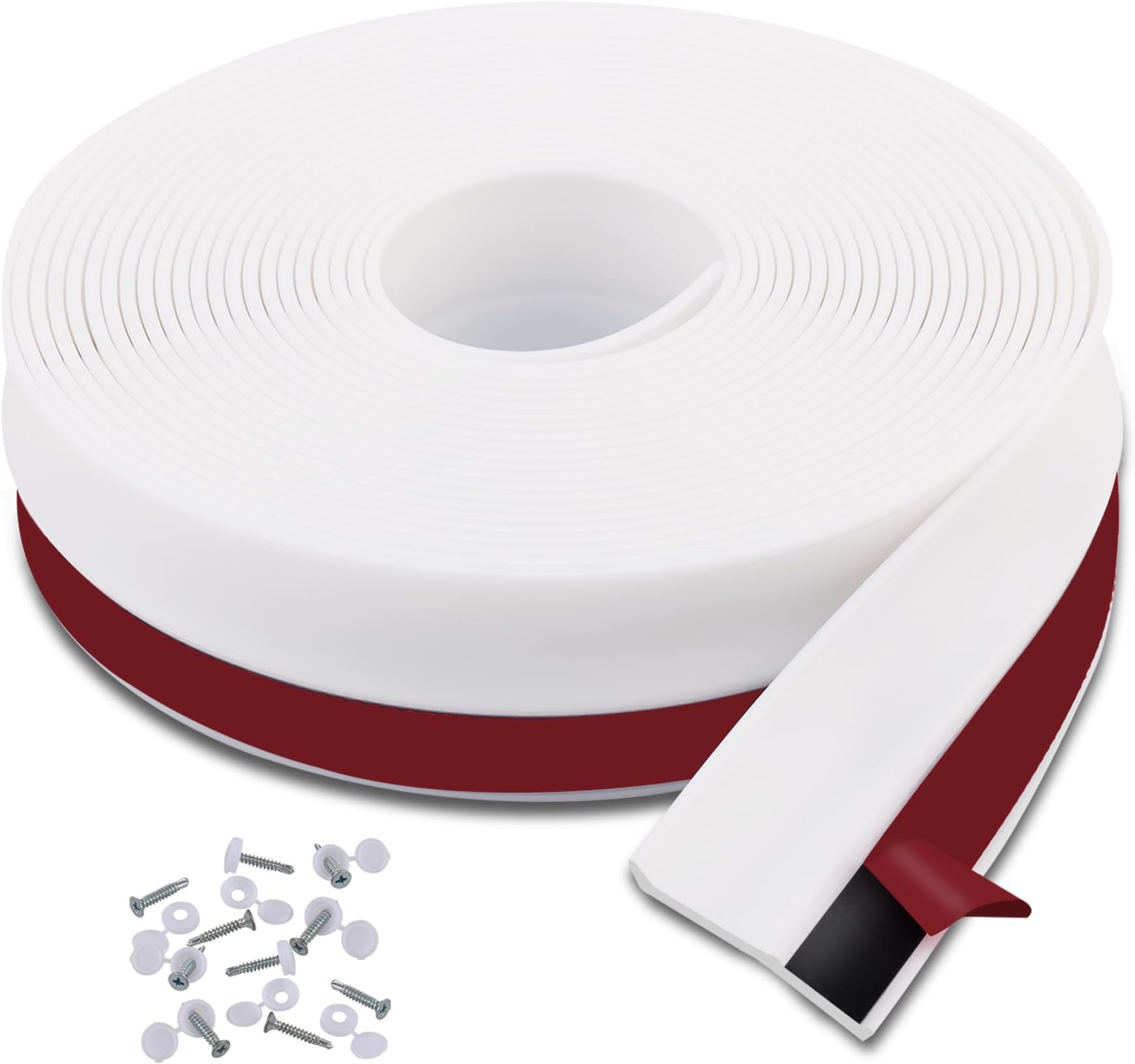 VEVOR Garage Door Seal Top and Sides Seal Strip, 34 FT Universal ...