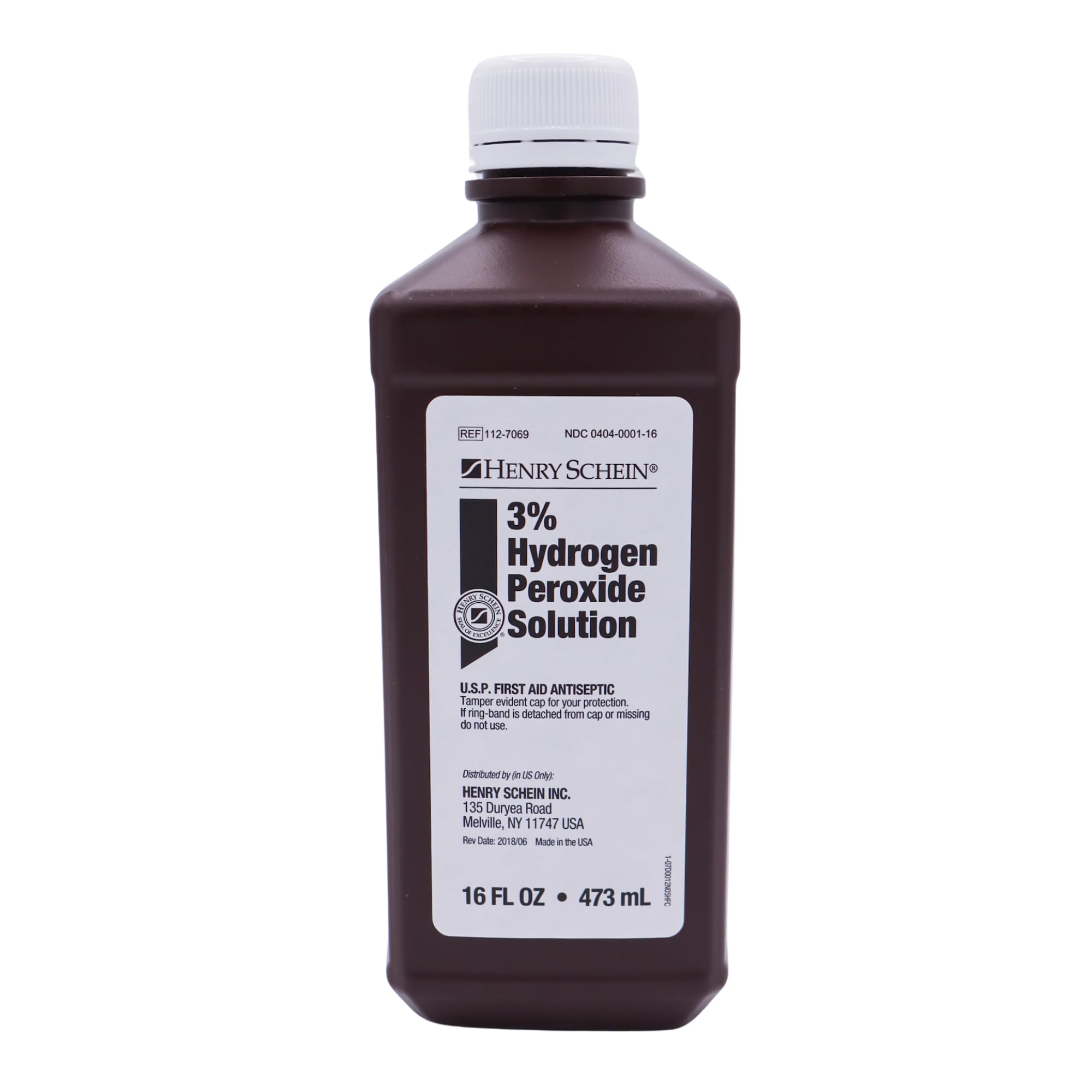 Amazon.com: Henry Schein 3% Hydrogen Peroxide Solution - 16 fl oz | USP ...