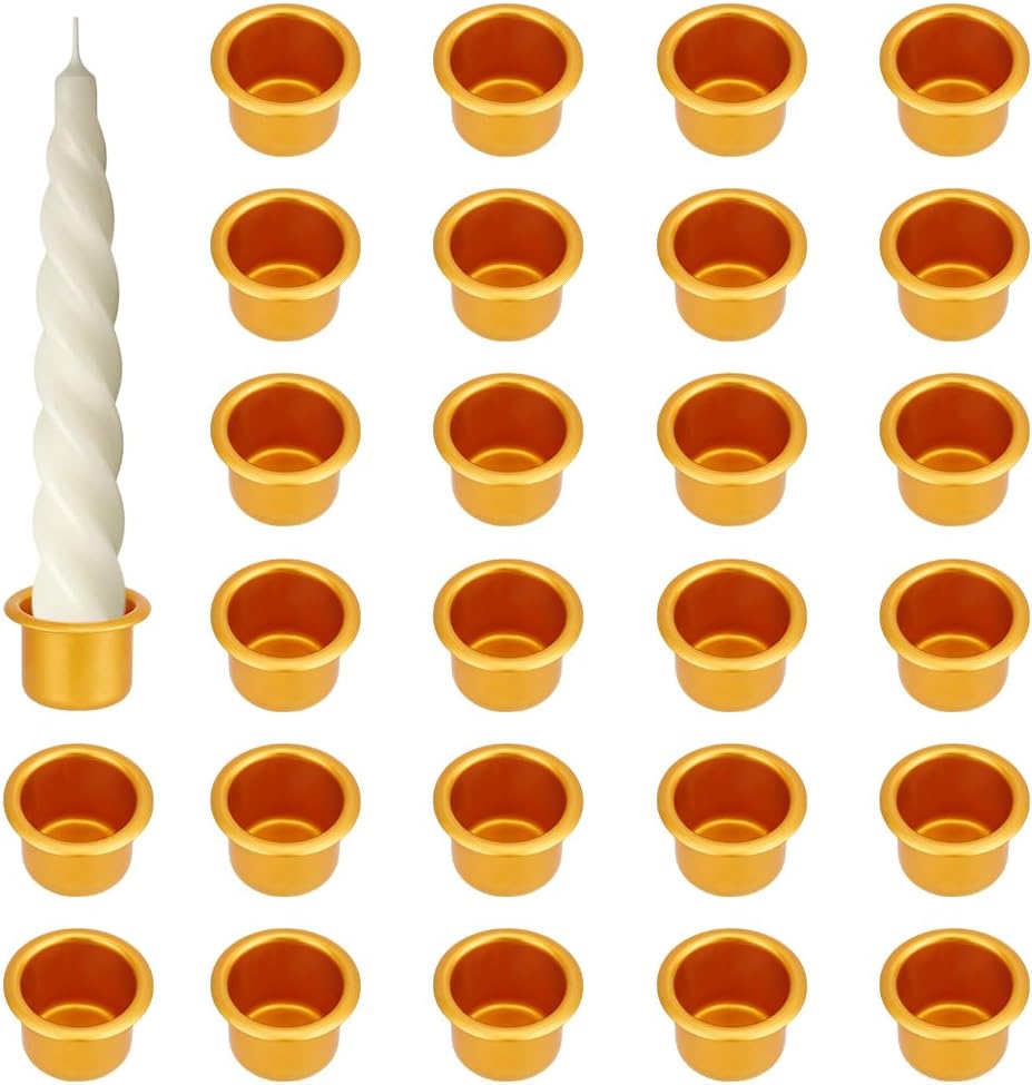 Amazon.com: PH PandaHall 40pcs Mini Candle Cup Candlestick Holder Cups ...