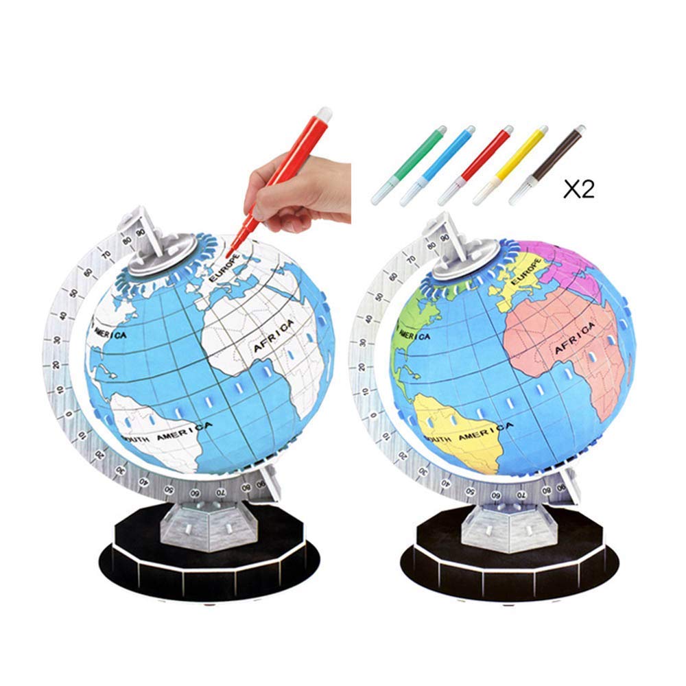 Globe Sketch Color