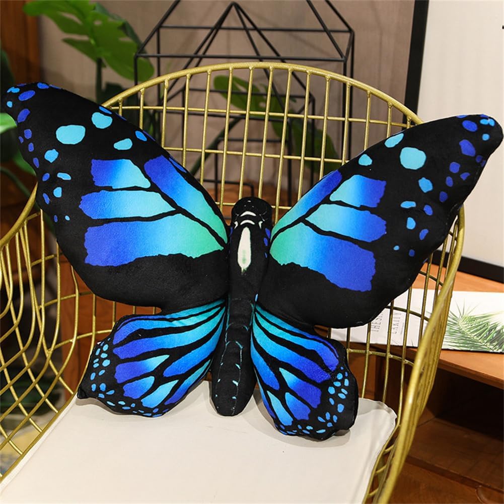 Amazon.com: QUSLIMY Colorful 3D Butterfly Pillow Decorative,Butterfly ...