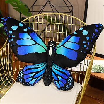Amazon.com: QUSLIMY Colorful 3D Butterfly Pillow Decorative,Butterfly ...