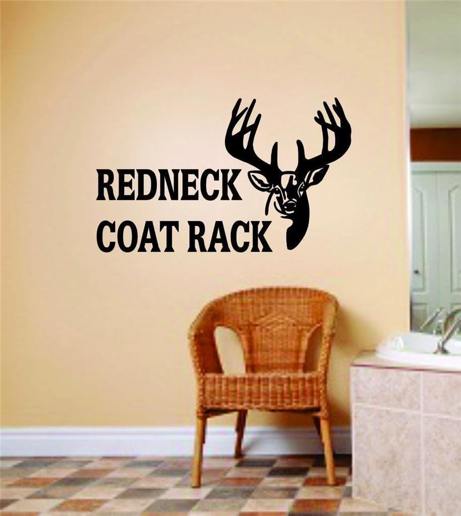 Amazon.com: Design with Vinyl samD379 Redneck Coat Rack Letters ...