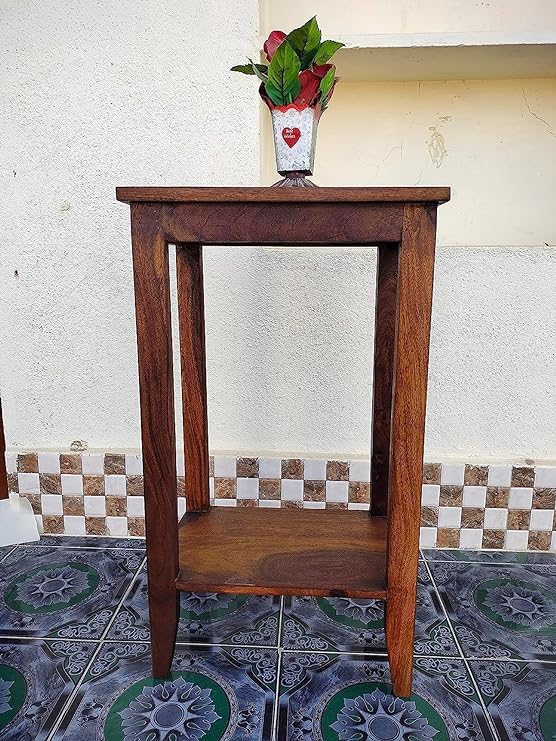 TRC Expo Solid Wooden Long Table, Bar Table | End Table | Sofa Side ...