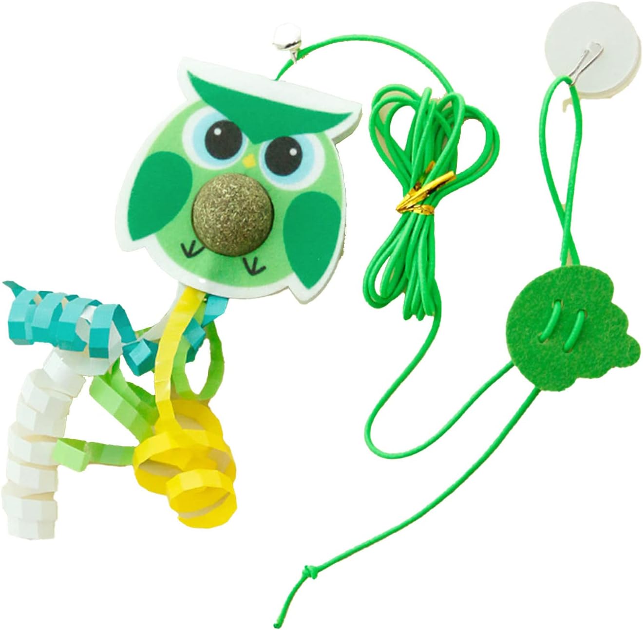 Amazon.com: Occupiedpet Hanging Door Cat Toy, Elastic String Teaser ...