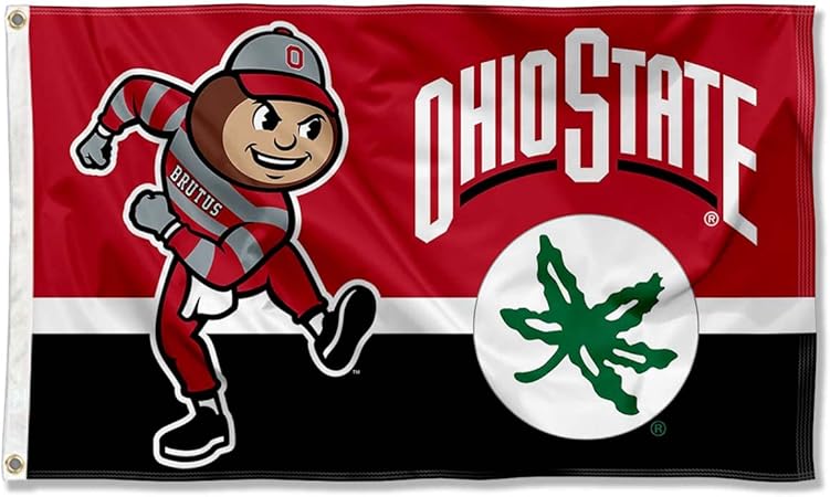 Amazon.com : Ohio State Buckeyes 3x5 Banner Flag : Sports & Outdoors