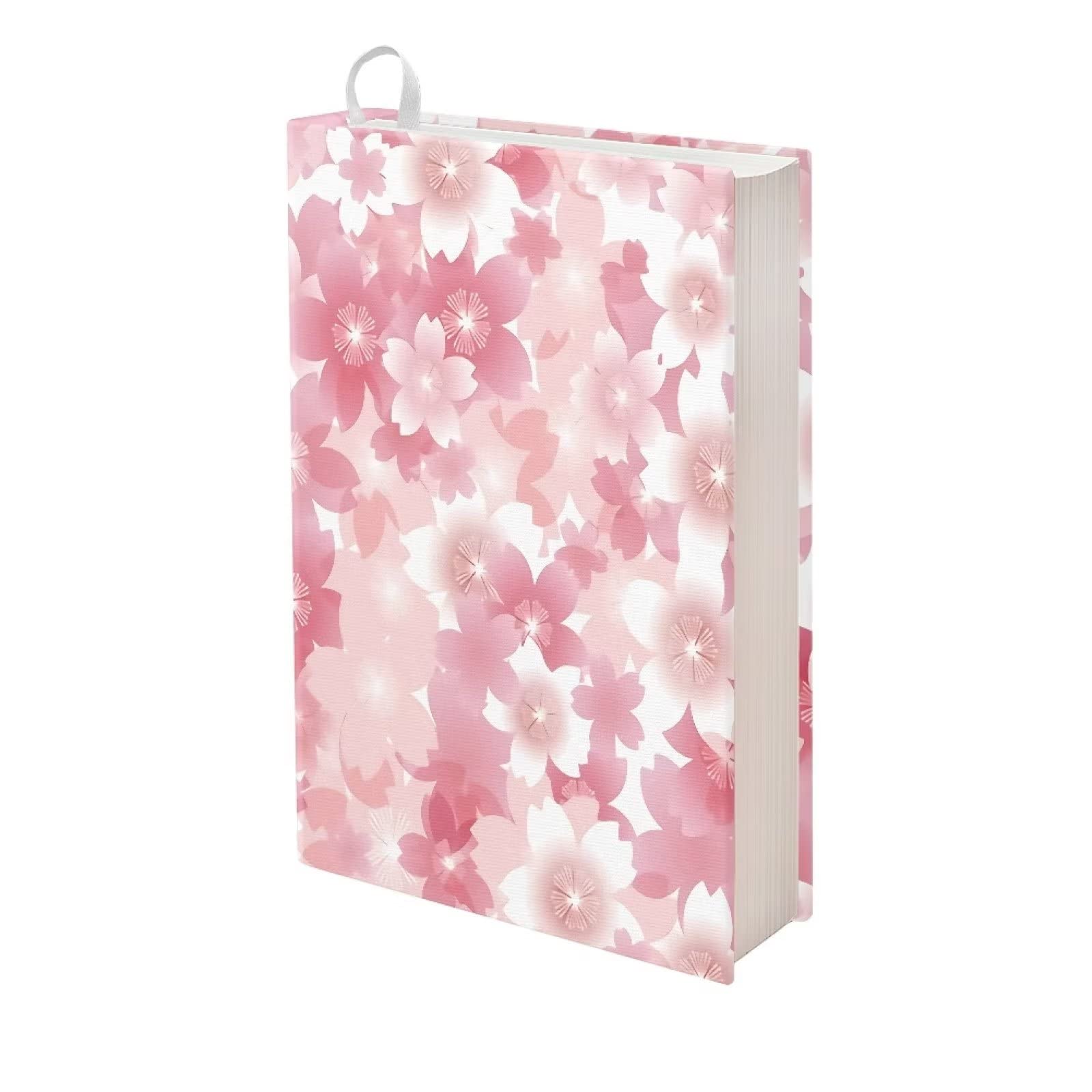 Amazon.com: FKELYI Jumbo Fabric Book Covers-Pink Cherry Blossom Print ...