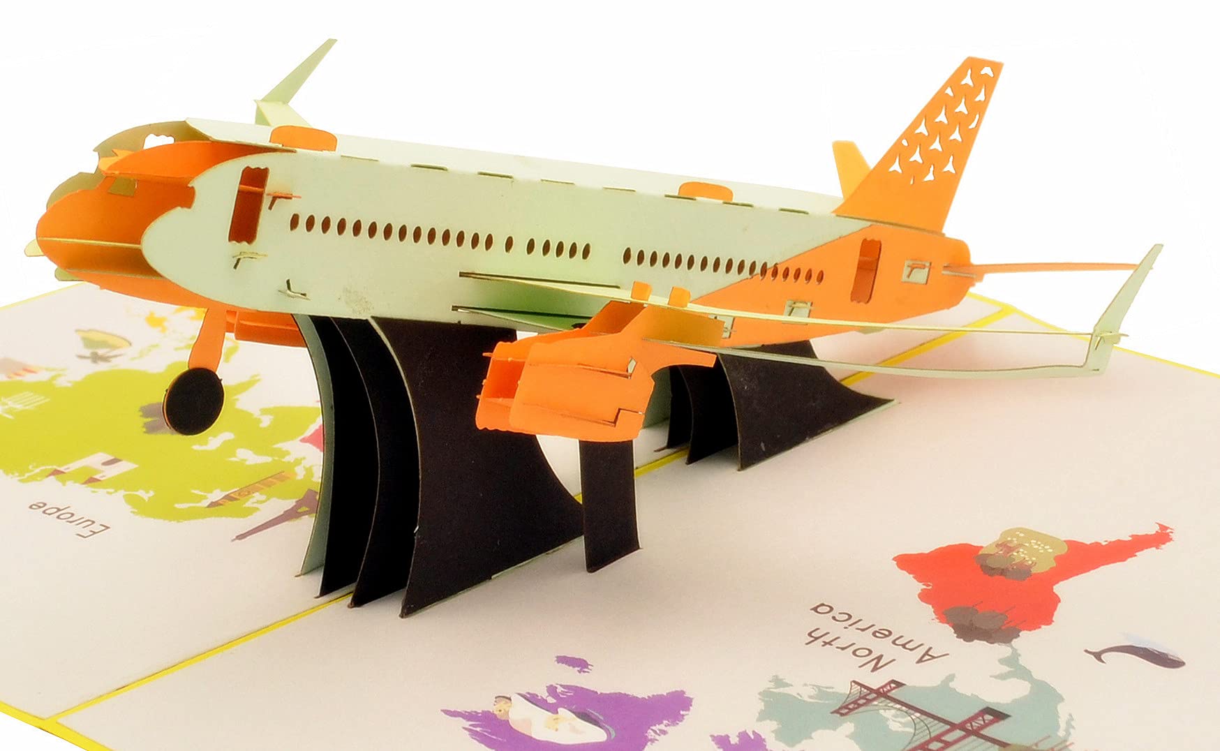 Buy Recordable Greeting Card, Airplane Pop Up Card for All Occasions ...