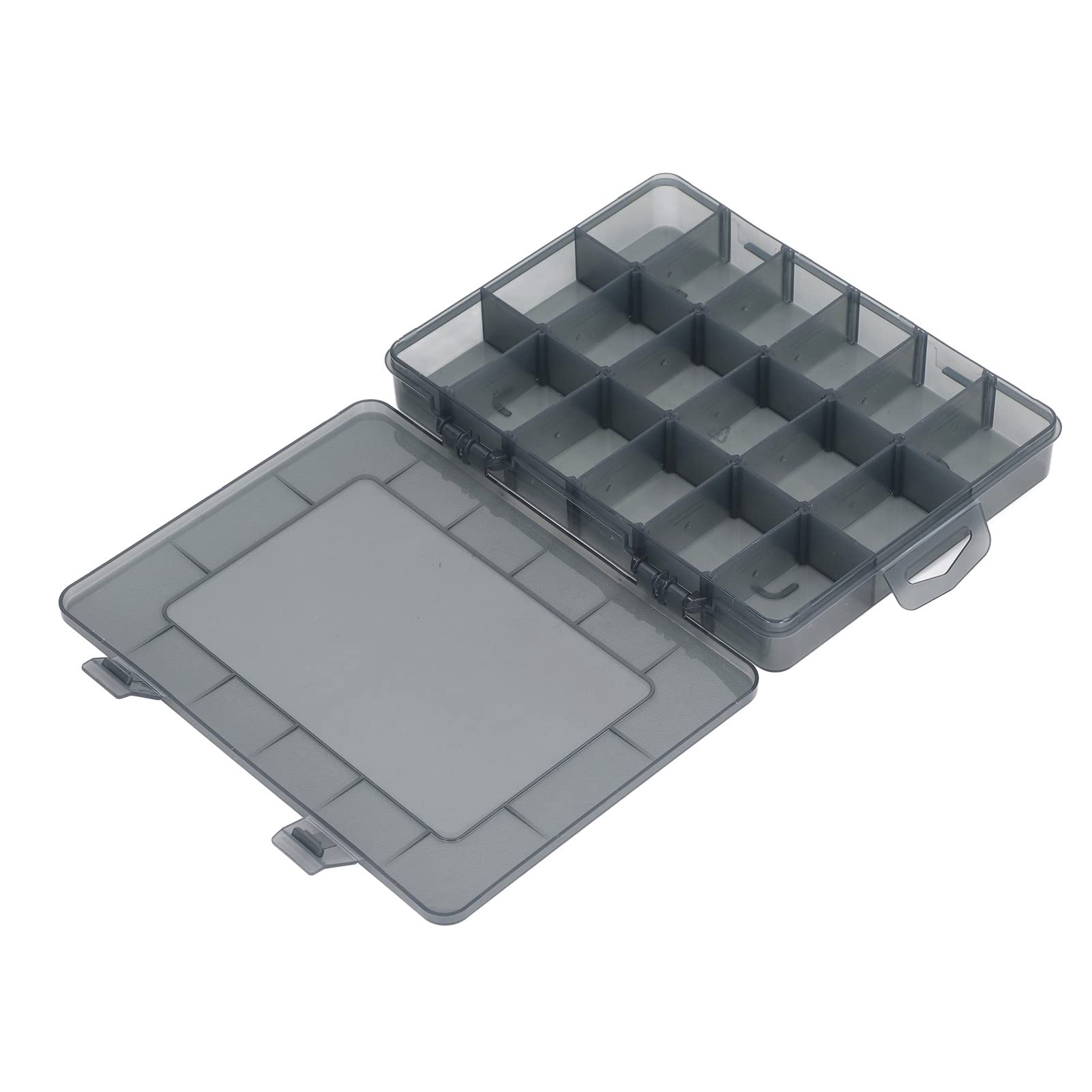 Garosa 18 Grid Organizer Box Adjustable Dividers Small Parts Organizer ...