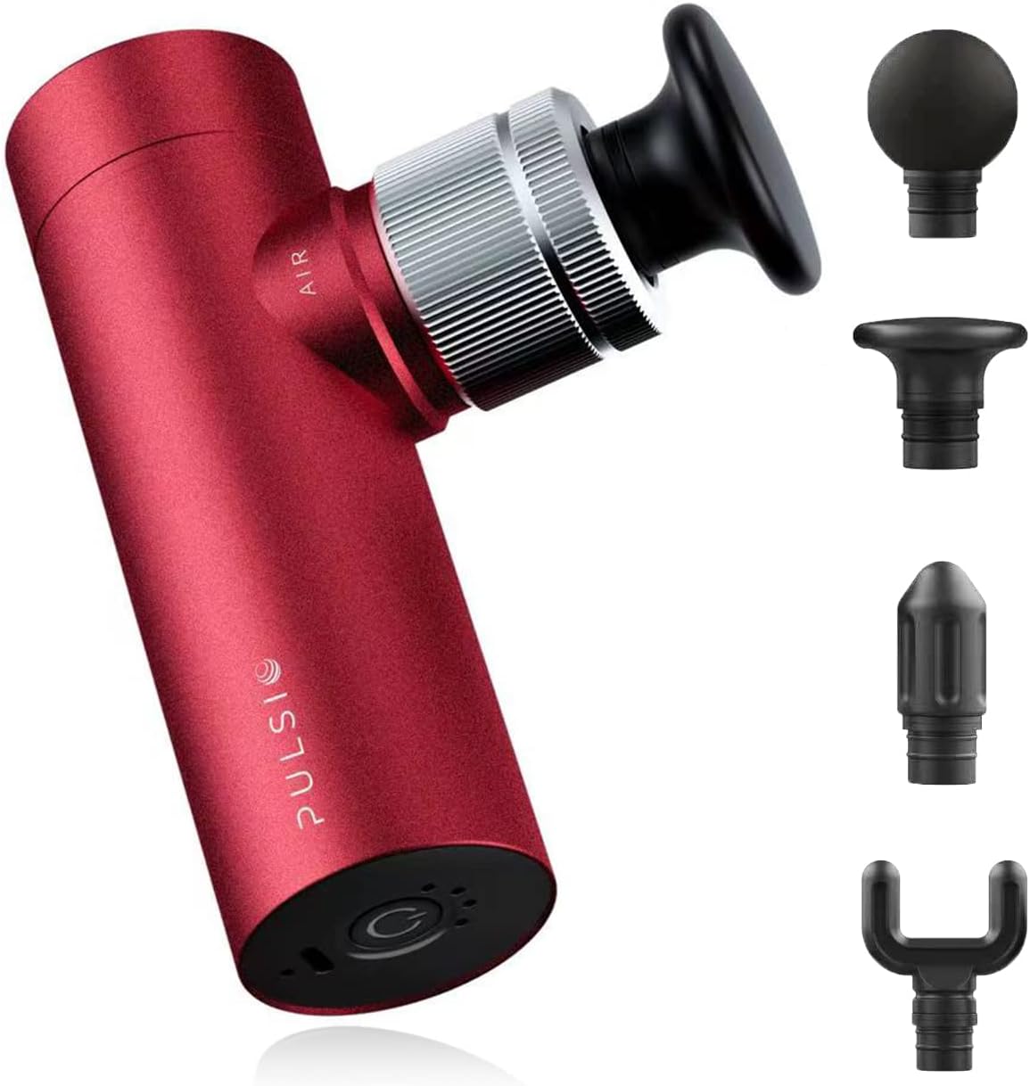 Mini Massage Gun, PULSIO AIR with Aluminium Body, Lightweight, Quiet, 2 ...