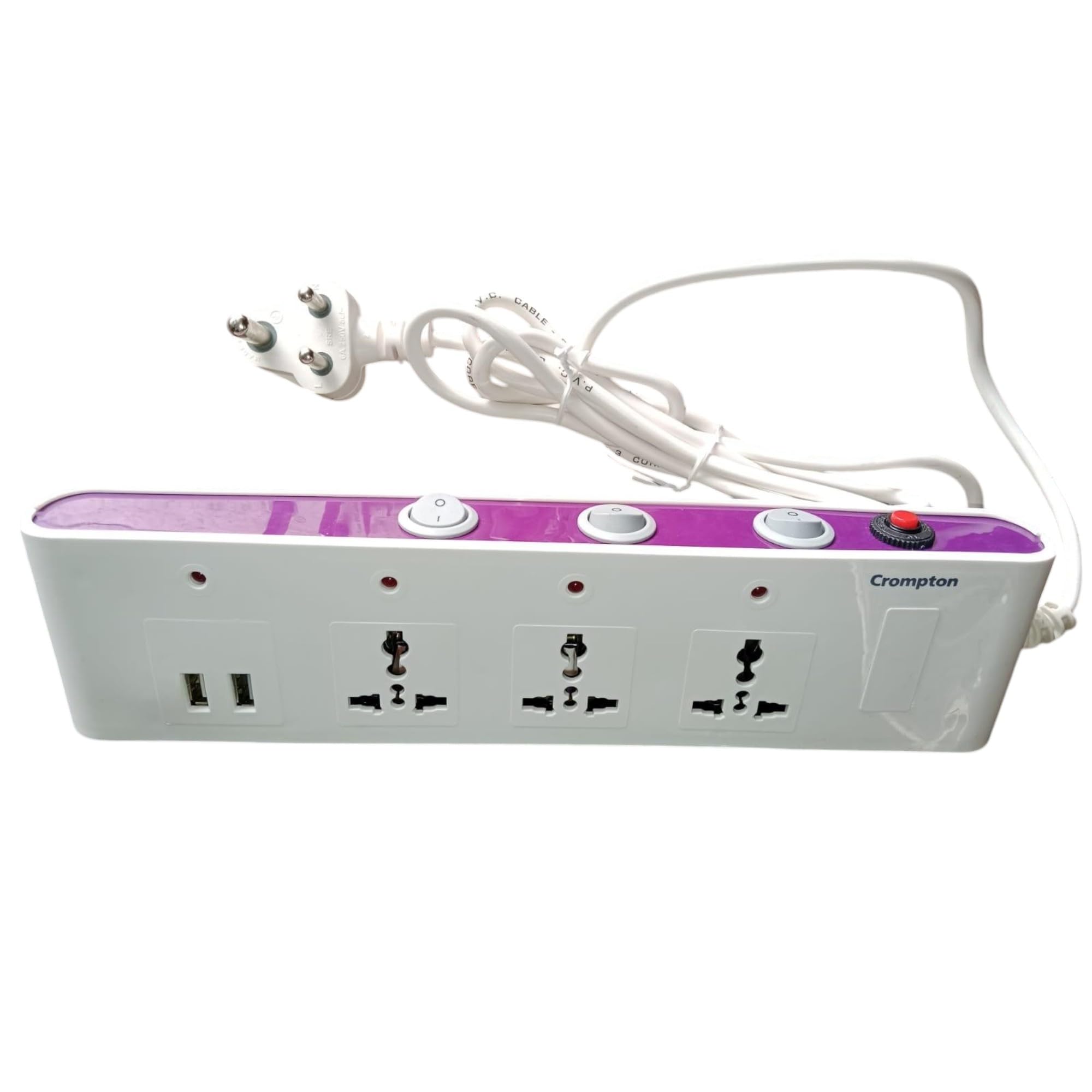 Crompton Powerbox Alpha SU Extension Board 6A - White : Amazon.in: Home ...