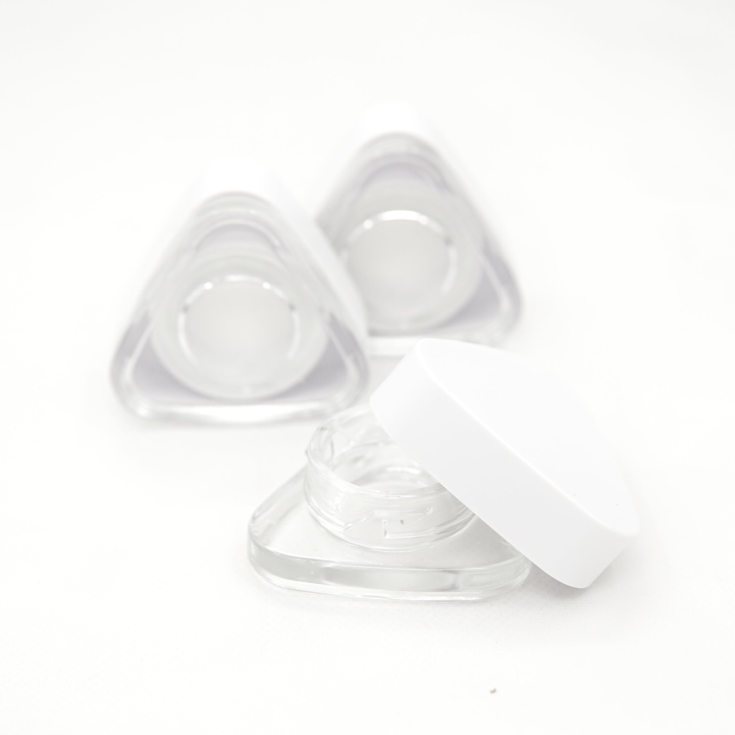 Amazon.com: Child Proof 5ml Triangle Jar Glass Containers (60 Pack ...