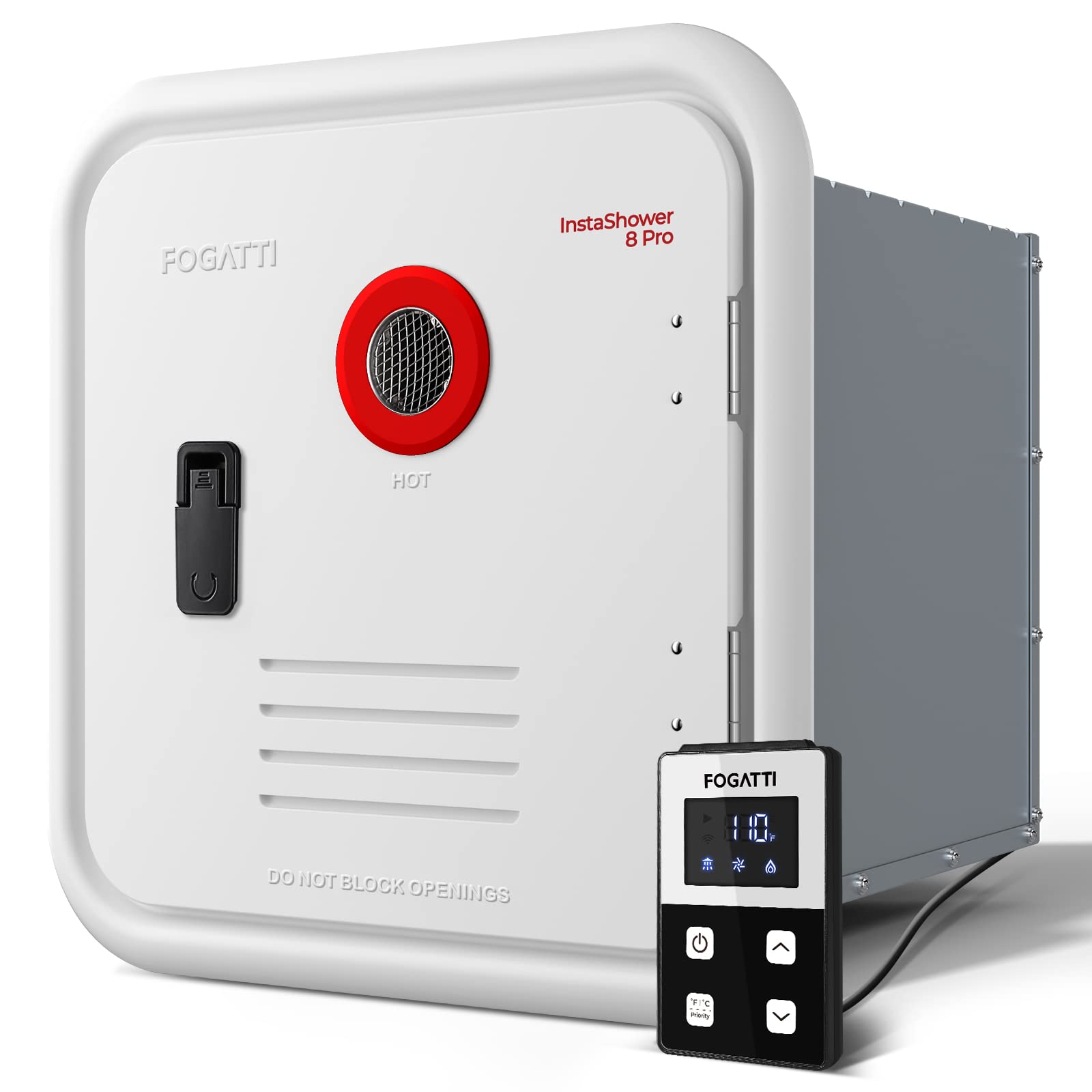 Snapklik.com : FOGATTI RV Tankless Water Heater, InstaShower 8 Pro, Gen 2
