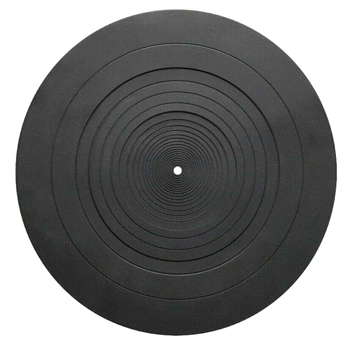 Buy Turntable Platter Mat Rubber 12 inch Silicone Turntable LP Slipmat ...
