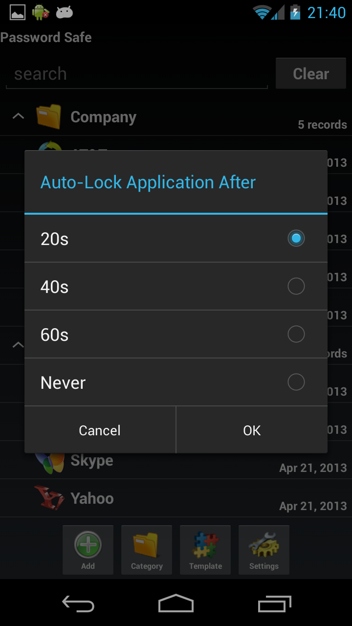 Password Safe - App on Amazon Appstore