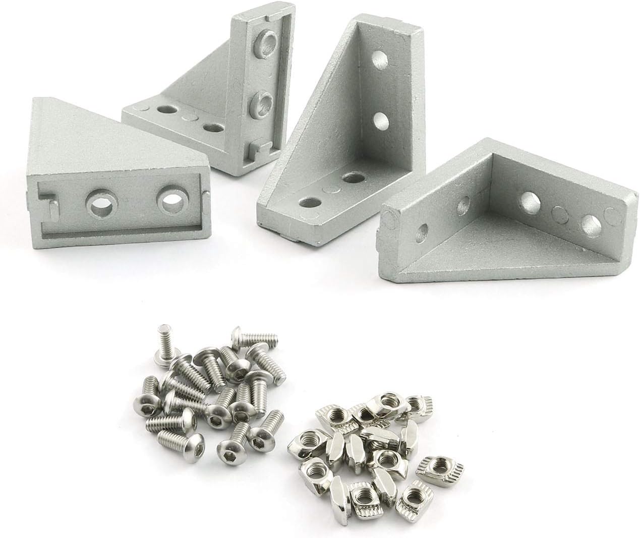 Amazon.com: PZRT 4Sets 2040 Corner Fitting Angle Aluminum 20 x 40 L ...