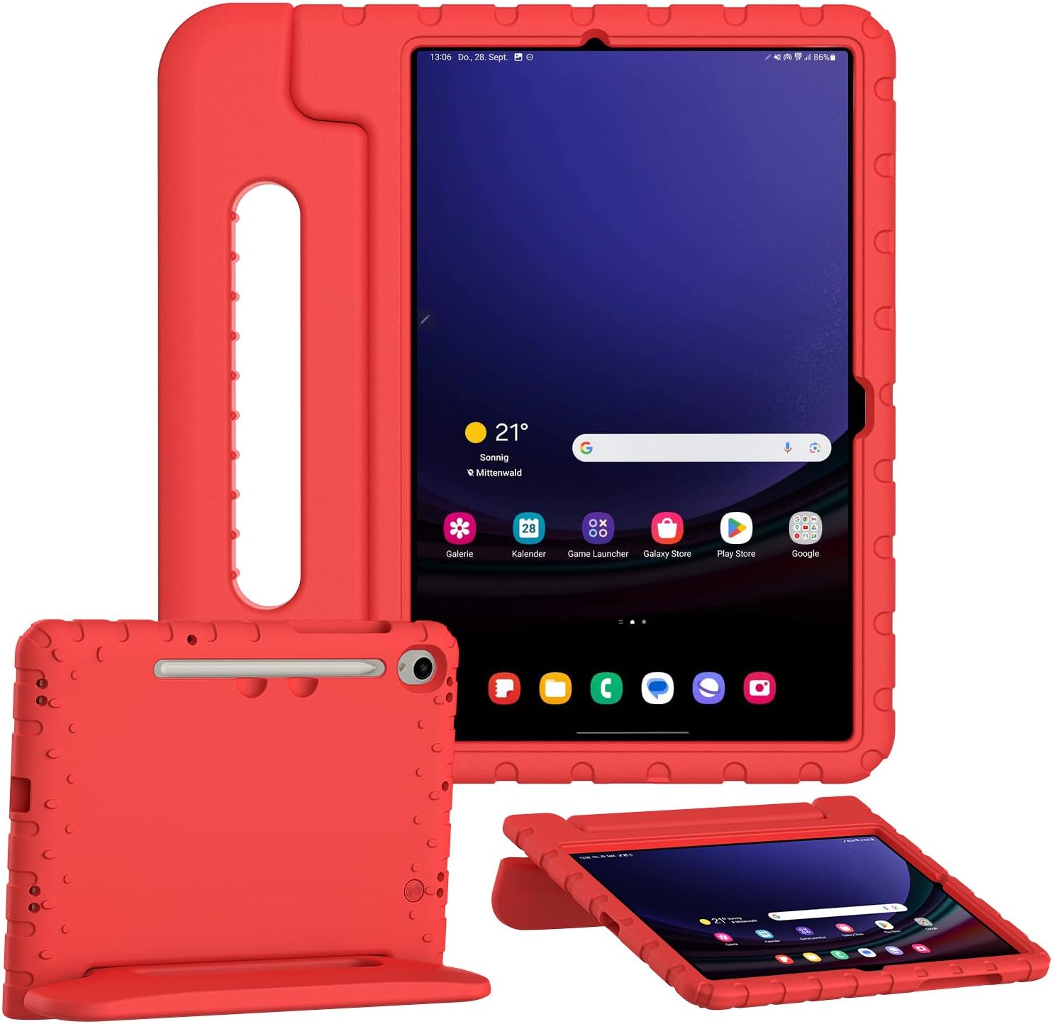 Amazon.com: Kids Case for Samsung Galaxy Tab S7 FE/S7+/S8+/S9+/S9 FE+ ...