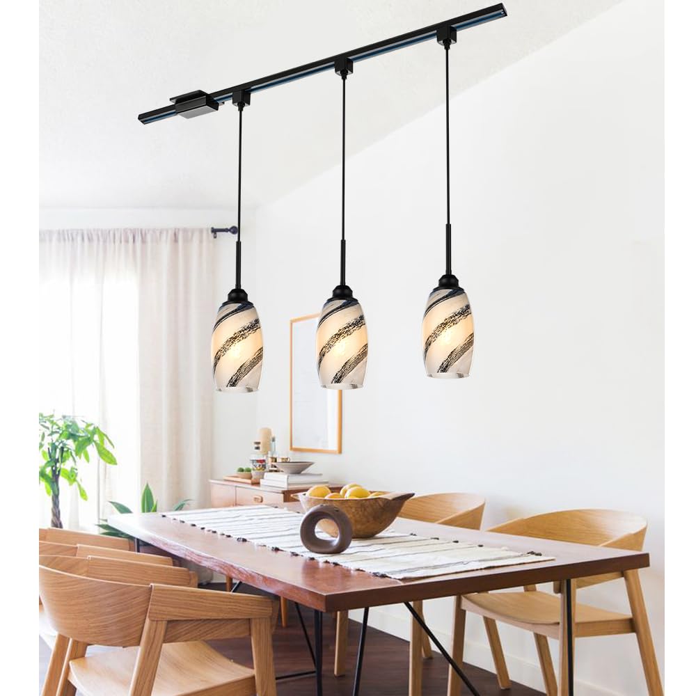 Track Lighting Art Glass