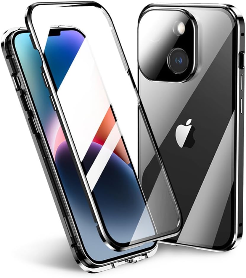 Amazon.com: KMXDD Lockable Magnetic Case for iPhone 15 Plus with Safety ...