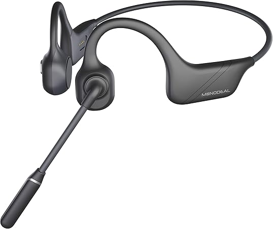MONODEAL Knochenschall Kopfhörer Bluetooth Headset mit Mikrofon ...