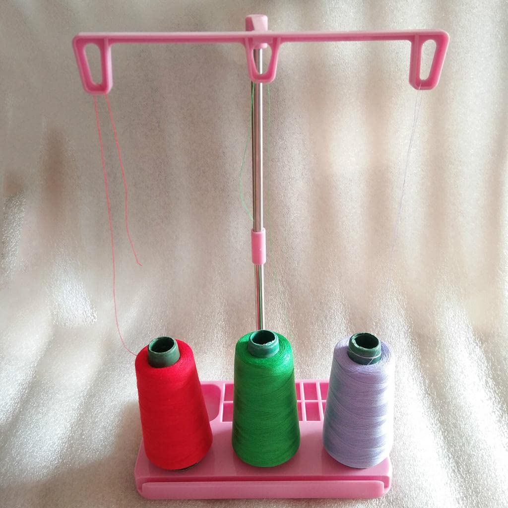 myaddiction Adjustable 3 Embroidery Thread Spools Holder Stand for Home ...