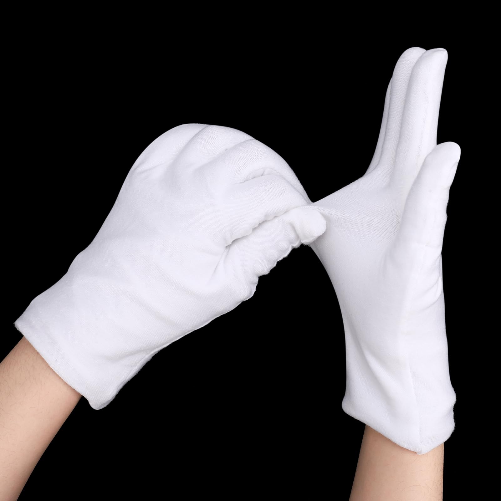 White Gloves Soft Cotton White Hand Glove Handling Work Hands