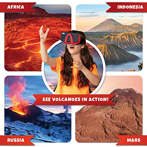 Abacus Brands Volcano Lab VR - Build and Erupt Your Own Volcano - Virtual Reality Kids Science ...