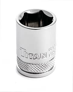 Amazon.com: Titan 68817 3/8-Inch Drive x 17mm 12-Point Metric Socket ...
