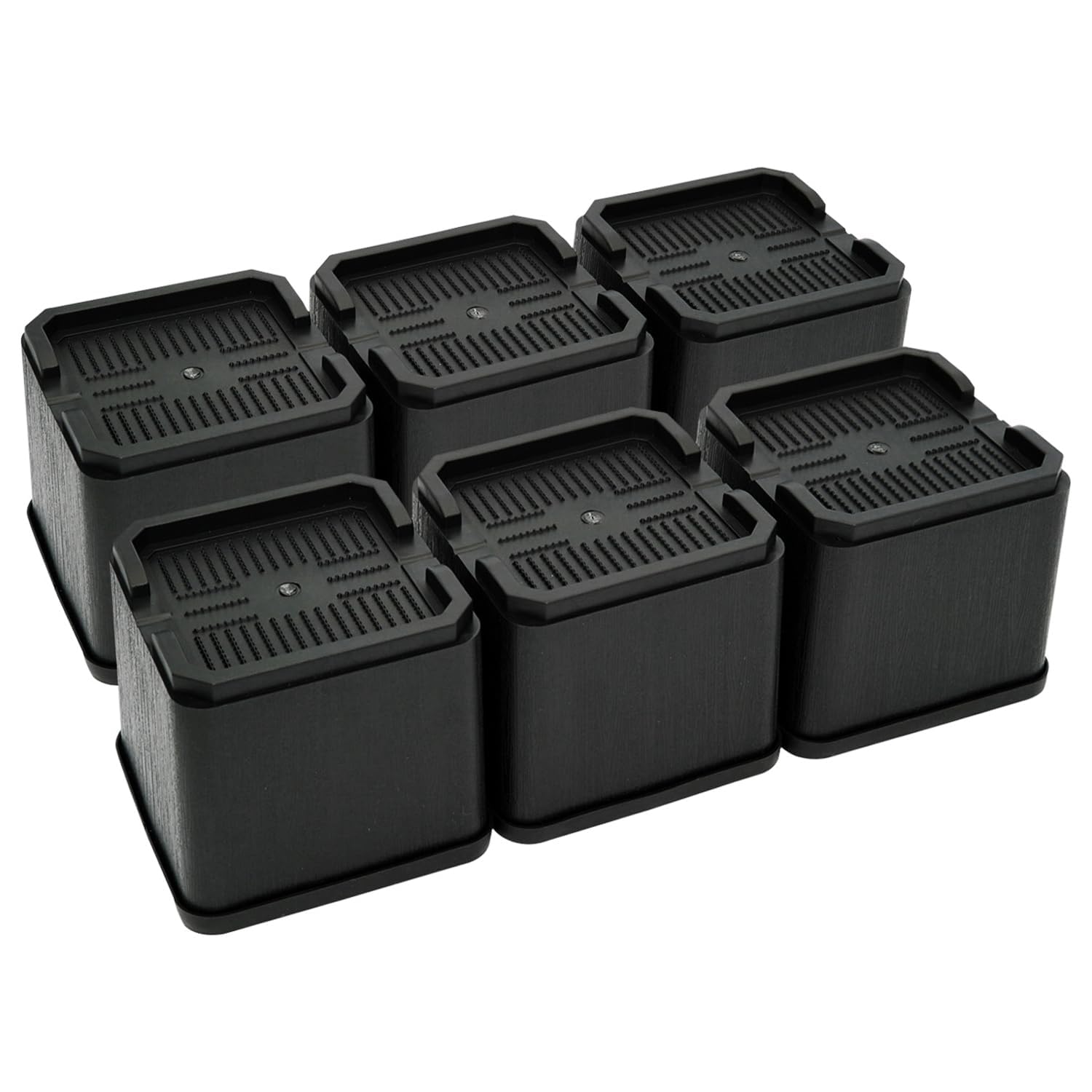 Buy aspeike 4 Inch Bed Risers 6 Packs - Heavy Duty Furniture Lifts for ...