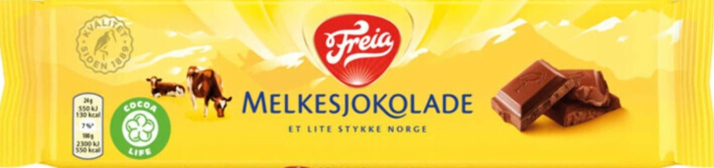 Amazon.com: Freia Milk Chocolate Roll 2.61 oz Pack of 3, Made in Norway ...